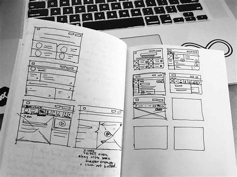 Wireframes And Sketches Behance