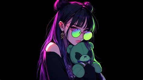 3440x1440 Kawabi Neon Girl 5k Ultrawide Quad Hd 1440p Hd 4k Wallpapers