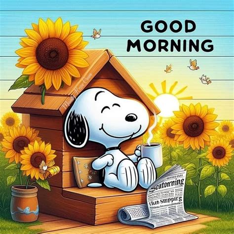 Snoopy Bilder 53 Snoopy Good Morning Ideen Die Du Dir Heute Merken