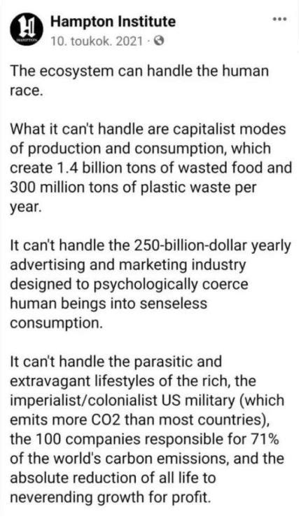 [id screenshot of a facebook post by hampton insti tumbex