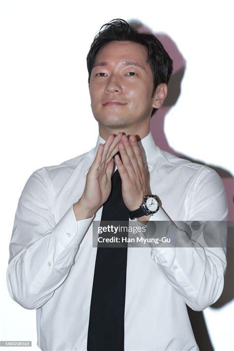 South Korean Actor Son Suk Ku Attends During The Roundup Gv At Coex