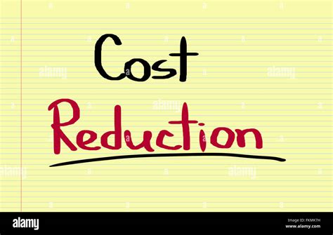 Cost Reduction Concept Stock Photo Alamy