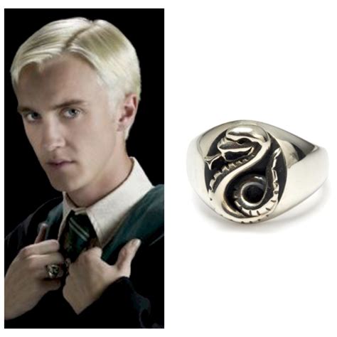 Nhẫn Titan Cosplay Phù Thủy Draco Malfoy Slytherin Hoá Trang Phim Harry