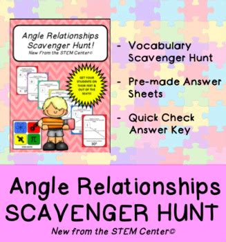 Angle Relationships By The STEM Center Teachers Pay Teachers