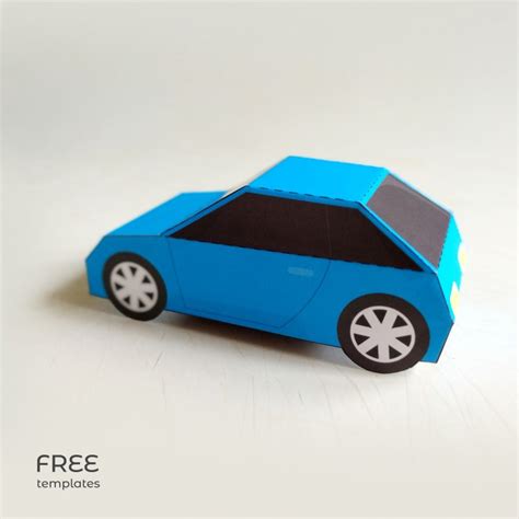 Free Printable Paper Car Pdf Paper Craft