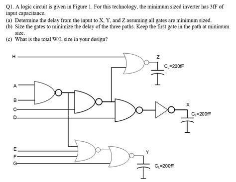 solved a logic circuit is given in figure 1 for this