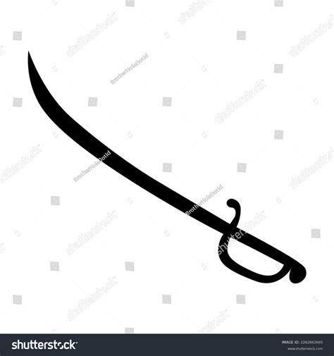 Arabic Sword Illustration Middle Eastern Army Stock Vector Royalty Free 2262662665 Shutterstock