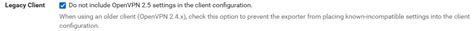 Pfsense Openvpn Set Legacy Client R Passepartout