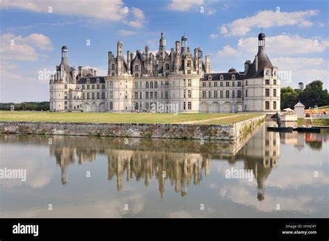 Chateau De Chambord Royal Medieval French Castle Loire Valley France