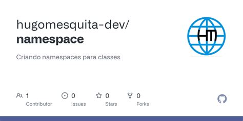 Github Hugomesquita Devnamespace Criando Namespaces Para Classes