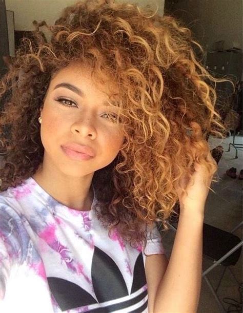 Light Brown Naturally Curly Hair