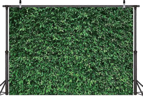 Green Leaves Backdrop Grass Wall Birthday Party Decorations Banner