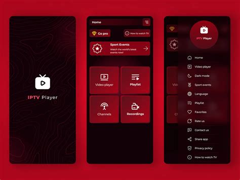 Iptv Player Designs Themes Templates And Downloadable Graphic Elements On Dribbble