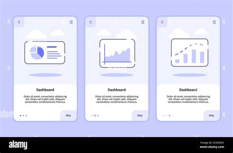 Dashboard Onboarding Screen For Mobile Apps Template Banner Page UI