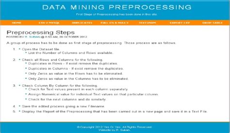 Developed Data Preprocessing Tool Download Scientific Diagram
