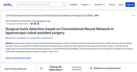 Surgical Tools Detection Based On Convolutional Neural Network In
