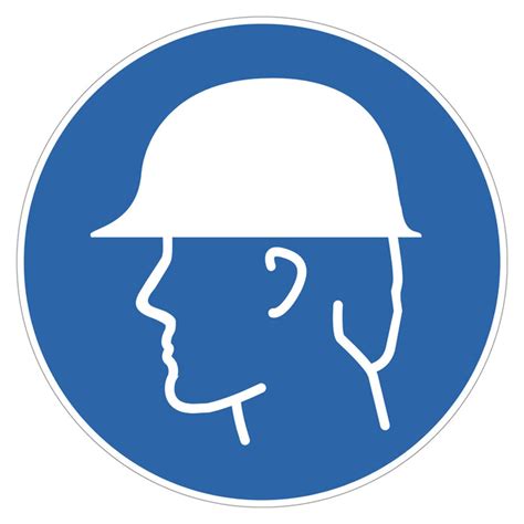 Hard Hat Sign Wear Hard Hat Symbol Sign