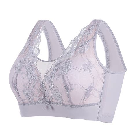 Alllist Full Coverage Womens Bras Lace No Underwire Lingerie Purple