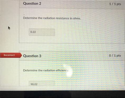 solved incorrect question 1 0 1 pts the input reactance of
