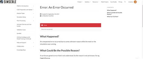 Fatal Io Error An Error Occured Cfd Simulation On Fsae Intake System