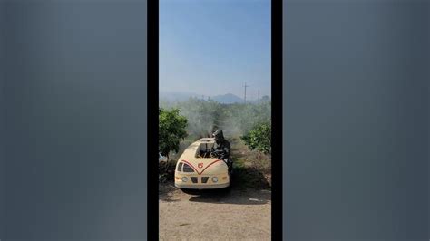 과수원 필수 농기계 Ss기로 농약살포 사과 유성농원 Ss기 농약치기 Youtube