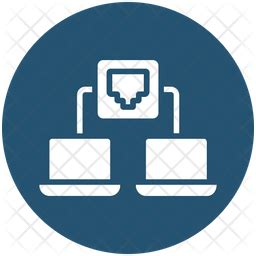 Local Area Network Icon Download In Glyph Style