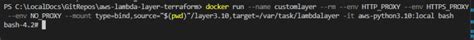 Create Aws Lambda Layer Using Docker Terraform And Github Actions My