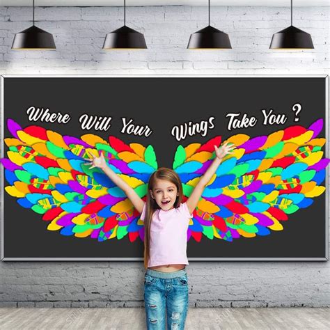 Lionergy 143 Pcs Classroom Wings Bulletin Board Set Diy Wings