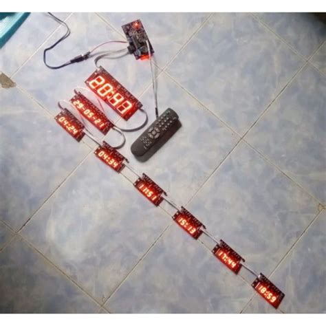 Jual Modul Kit Jadwal Sholat Seven 7 Segment Remot Shopee Indonesia