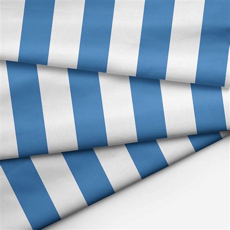 Sea Blue Stripe Fabric