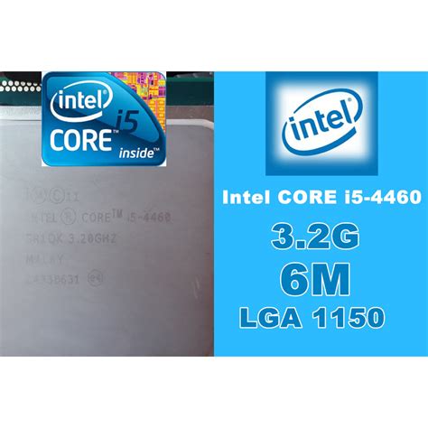Intel I5 4460 4570 4590 Cpu1150腳位4c4t保固30天實體店面可面交 蝦皮購物