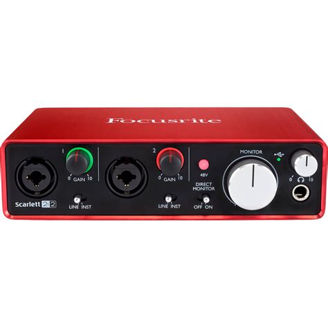 Focusrite Scarlett 2i2 USB Audio Interface SCARLETT-2I2-2ND-GEN