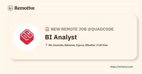 Hiring Bi Analyst Quadcode