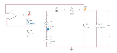 Amplitude Modulator Multisim Live