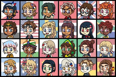 Chibi Countryhumans By Ratthapiren Rcountryhumans