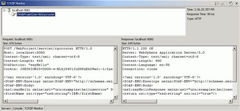 Eclipse Web Tools Guide Galileo Using The Tcpip Or Soap Monitor To