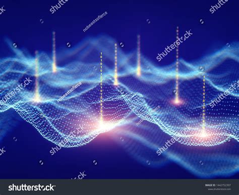 Big Data Analytics Through Machine Learning Stock Illustration