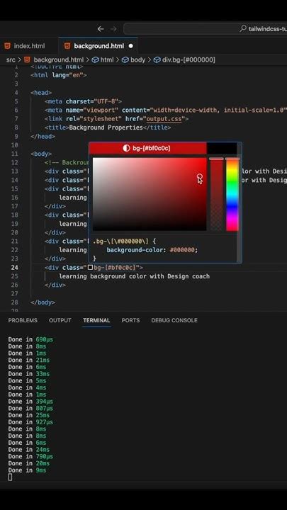 Tailwind Css Custom Background Color Tailwind Css Tutorial Hindi