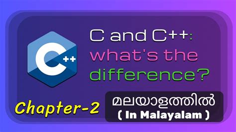 C Vs Cpp C Vs C Basics Of C Programming 2 Ccpp Tutorial In Malayalam Youtube