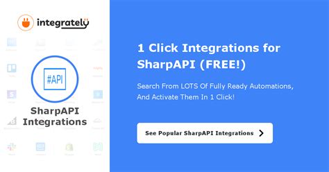 Sharpapi Integrations Connect Sharpapi With 1200 Apps