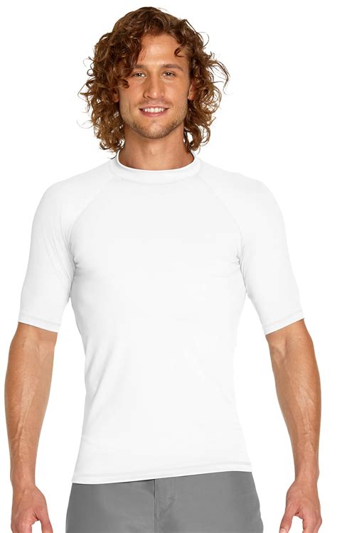 Rash Guard Short Sleeve White Wet Effect Inc