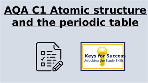 Aqa C1 Atomic Structure And Periodic Table Teaching Resources