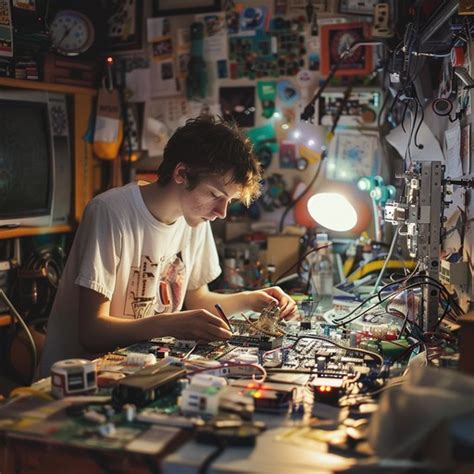 Free Inventors Workspace Intrigue Image Download At Stockcake