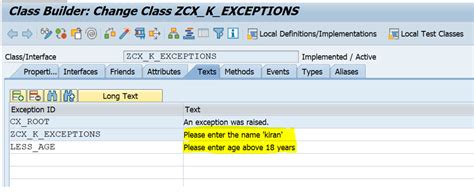 Exceptions In Oabap For New Abapers Sap Community