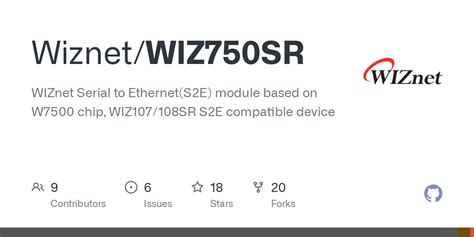 GitHub Wiznet WIZ SR WIZnet Serial To Ethernet S E Module Based On W Chip WIZ