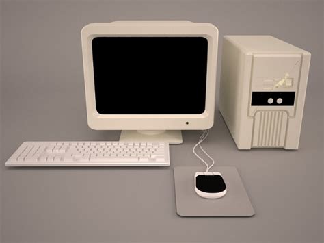 Old Pc Compaq Deskpro 3d Model