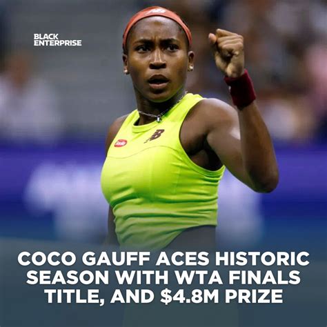 Black Enterprise Magazine On Linkedin Coco Gauff Won The Riyadh Open