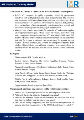 IOT Node And Gateway Market Pdf