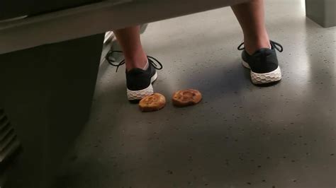 Candid Bread Crush In Train