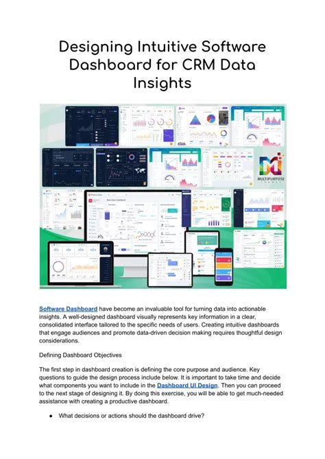 Ppt Designing Intuitive Software Dashboard For Crm Data Insights Powerpoint Presentation Id